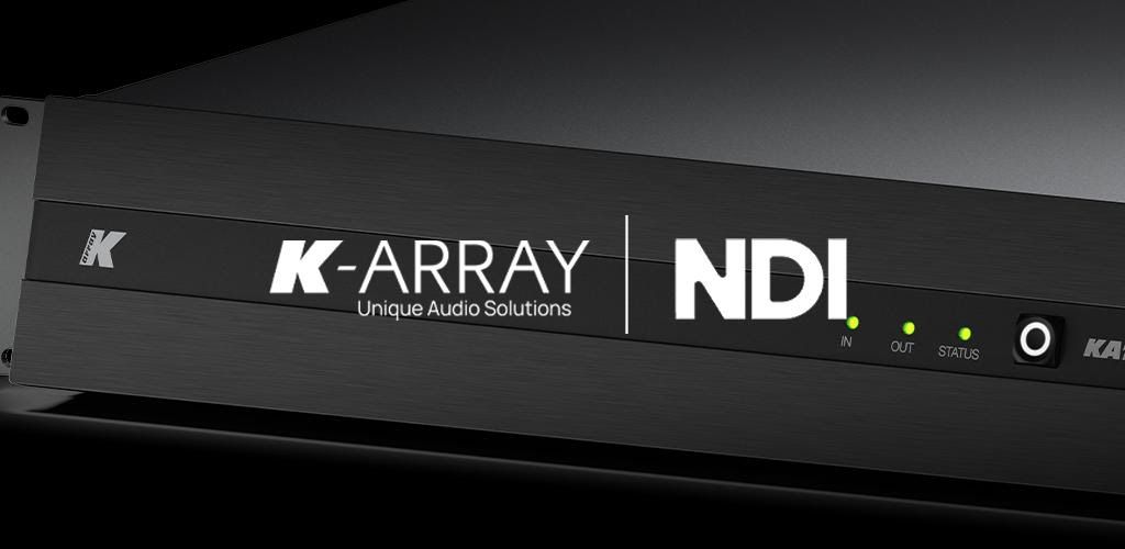K-array - K-array Adopts NDI Across its Kommander Range of Amplifiers